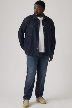 Levi's Jean 502 Taper (grandes Tailles) - Homme - Bleu / Blue Expanse - 40X32