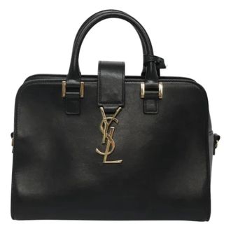 Saint Laurent Pre-owned Leder Handtaschen - - Pre-owned - Damen - Schwarzk - ONE SIZE