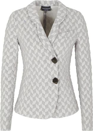 Emporio Armani Femme, Vestes, Blanc, Taille: 42 FR Collection de Vestes &Eacute;l&eacute;gantes
