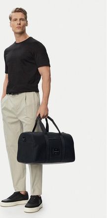 Tommy Hilfiger Wochenendtasche Th Foundation Duffle AM0AM14441 Schwarz