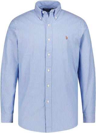 Polo Ralph Lauren Herren Hemd blau Baumwoll-Stretch
