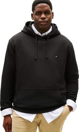 Tommy Hilfiger BT-Essential Terry Hoody-B Mw0Mw43004 Sweat &agrave; Capuche, Black (Black), XXL Grande Taille Homme