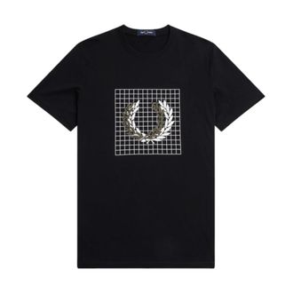 Fred Perry T-Shirt - - Tops - Herren - Schwarzk - S