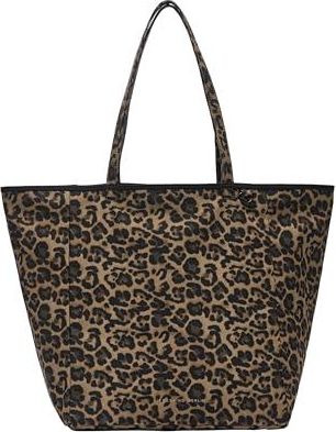 Liebeskind Liebeskind Berlin sac shopper sac &agrave; &eacute;paule Shopper Brown Leo marron clair