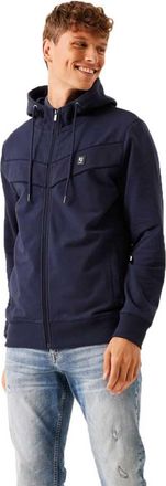 Garcia Garcia Herren Cardigan Sweat Sweatshirt, Marine, S