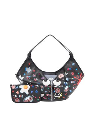 Mymo Handtasche Handtasche Frauen Schwarz