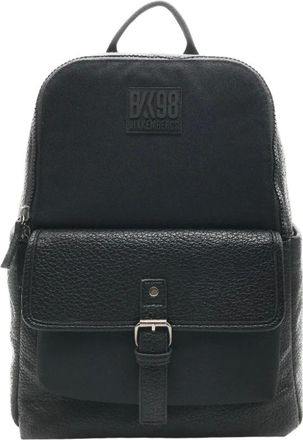 Dirk Bikkembergs unisex, Sacs, Noir, Taille: ONE Size Sac à dos homme avec poche avant