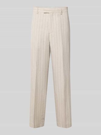 Selected Relaxe Fit Anzughose aus Leinen-Bumwoll-Mix Modell LADATTI