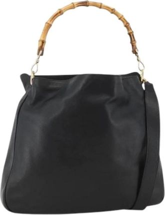 Gucci Pre-owned Cuir sacs-gucci - Femme - Pre-owned - Noir - Taille: ONE Size