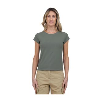 Alpha Studio Jersey Rundhals T-Shirt - - Tops - Damen - Gr&uuml;n - M