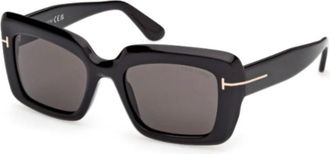 Tom Ford Femme, Accessoires, Noir, Taille: 52 MM Ft1318