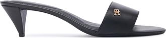 Tommy Hilfiger Pantoletten Tommy Hilfiger Th Mid Mule FW0FW09508 Schwarz