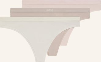 HUGO BOSS Slip 3p Thong schwarz