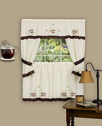 Achim Achim Home Furnishings Cuppa Joe - Verziertes Landhaus-Set, 58 x 36 cm