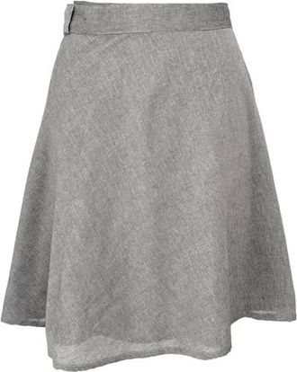 Guru Shop Jupe dété légère en coton pour femme - Vert - Taille unique, gris, taille unique