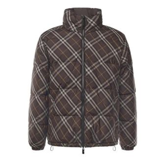 Burberry Snowdon Wendbare Daunenjacke - - Jackets - Damen - Braun - L