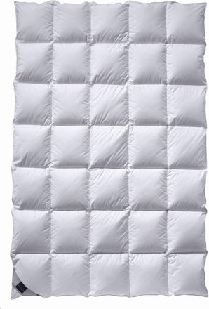 Billerbeck Ganzjahresdecke Nena, Wei&szlig;, Textil, F&uuml;llung: Daunen, 135x200 cm, Hohenstein, weich und anschmiegsam, feuchtigkeitsregulierend, temperaturausgleichend,