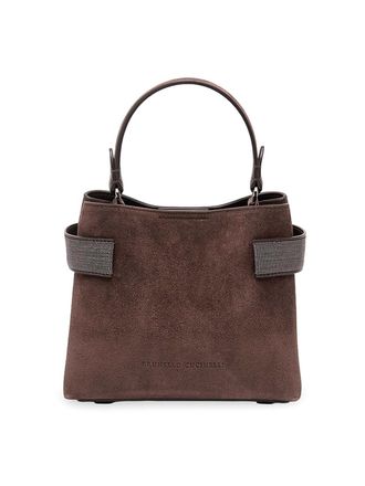 Brunello Cucinelli Umh&auml;ngetasche - Braun