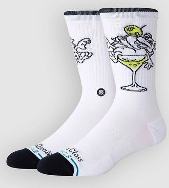 Stance High Quality Low Class Crew Socks white