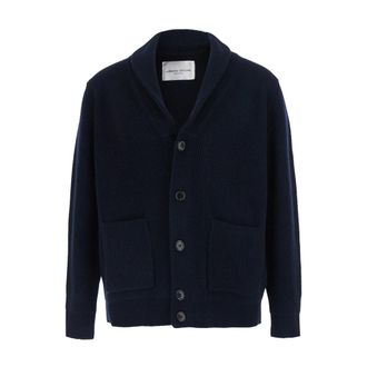 Roberto Collina Jacke mit Reverskragen - - Knitwear - Herren - Blau - M