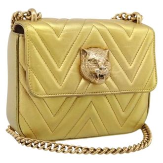 Gucci Sac bandouli&egrave;re vintage Pre-owned - Femme - Pre-owned - Jaune - Taille: ONE Size