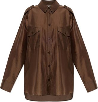 Gestuz Femme, Blouses et Chemises, Brun, Taille: 36 FR GZsiora Shirt