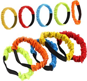 IFUNDOM 3-Bein Rennbänder Elastische Bein Rennbänder Aus Hochelastischem Material Für Kinder Und Erwachsene Buntes Sportspielzubehör Für Teamwork Und Outdoor 