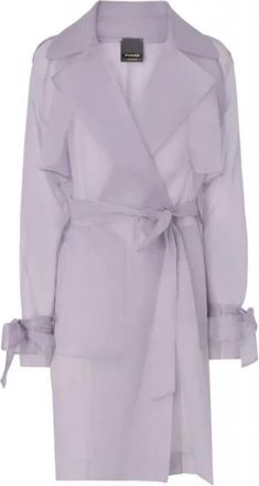 Pinko Pinko, Femme, Manteaux, Violet, Taille: 46 FR Pinko - Manteaux > Trenchs
