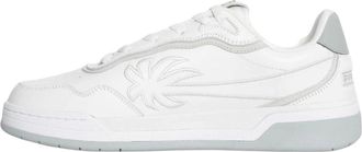 Palm Angels Homme, Chaussures, Blanc, Taille: 43 EU Palm Tennis Lea Baskets