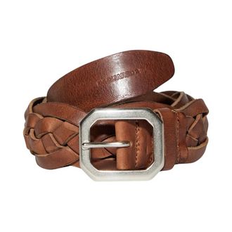Dsquared2 Homme, Accessoires, Brun, Taille: 95 CM Western Braided Buckle Belt