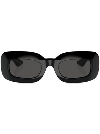 Oliver Peoples 1966C Sonnenbrille mit eckigem Gestell - Schwarz