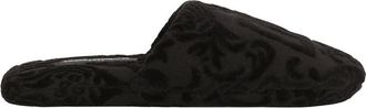Dolce & Gabbana Femme, Chaussures, Noir, Taille: S Chaussons en coton jacquard