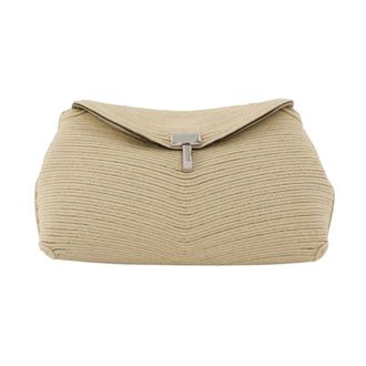 Toteme Mini T-Lock Seil-Clutch - - Bags - Damen - Beige - ONE SIZE