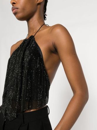 Manur&iacute; Neckholder-Top - Schwarz