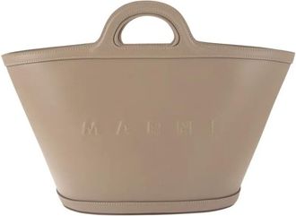 Marni Shopper & Totes - Tropicalia S - Leather Handbag - Gr. unisize - in Beige - für Damen