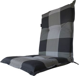 Madison New York 8 cm Luxus Niederlehner Auflage C 184 grau kariert