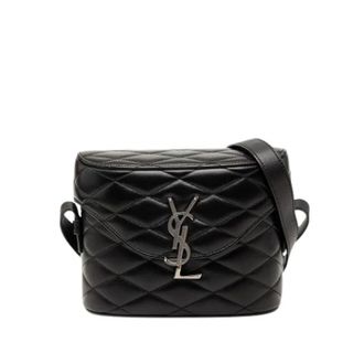 Saint Laurent Sac port&eacute; &eacute;paule June Box Pre-owned - Femme - Pre-owned - Noir - Taille: ONE Size