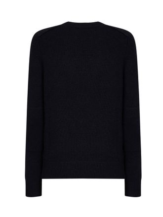 Burberry EKD Intarsia Cashmere Sweater - Black