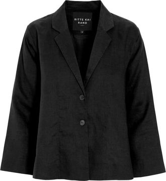 Bitte Kai Rand Femme, Vestes, Noir, Taille: 42 FR Veste en lin