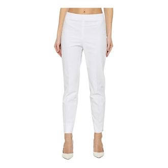Moschino Stretch-Baumwoll-Zigarettenhose - - Trousers - Damen - Wei&szlig; - L