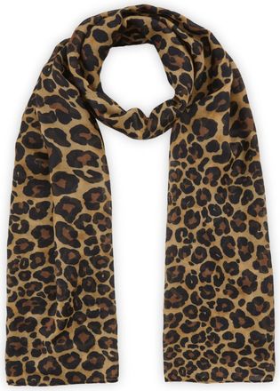 Codello Schal mit Leomuster Farbe braun