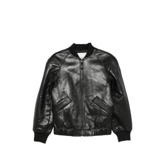 Frankie Shop Alena Faux-leather Bomber Jacket