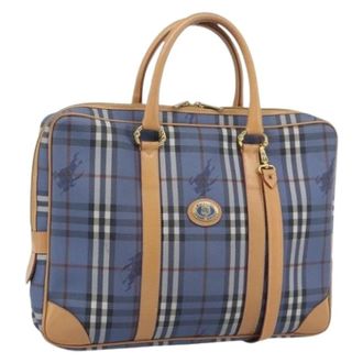 Burberry Sac &agrave; main vintage doccasion - Femme - Pre-owned - Bleu - Taille: ONE Size