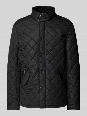 Barbour Steppjacke mit Stehkragen