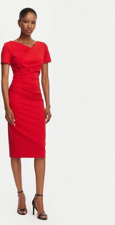 Rinascimento Rinascimento Coctailkleid CFC0129420003 Rot Slim Fit