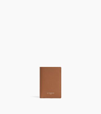 Le Tanneur Petit porte cartes Lucien en cuir grain&eacute;