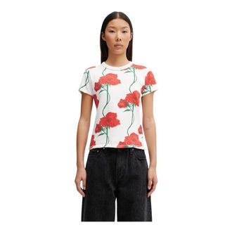 Kenzo Archive Rose T-Shirt - - Tops - Damen - Mehrfarbig - XS