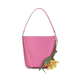 Self Portrait Pf26312P Sac seau orn&eacute; de fleurs - Femme - Sacs - Rose - Taille: ONE Size