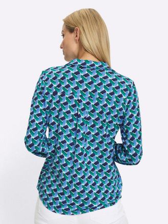 Heine Klassische Bluse Jersey-Bluse Langarm