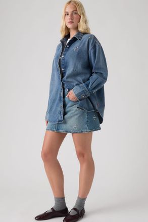 Levi's Jordan Lightweight Denim Shirt - Damen - Mittlere Waschung / Mittlere Waschung